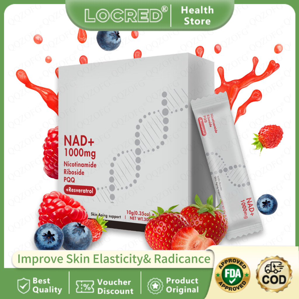 Liquid NAD+1000mg Nicotinamide Riboside PQQ Resveratrol Skin Firming ...
