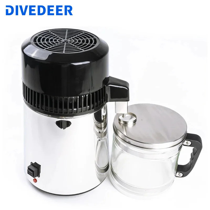 DIVEDEER Distillation Machine Stainless Steel Distilled Water Machine ...