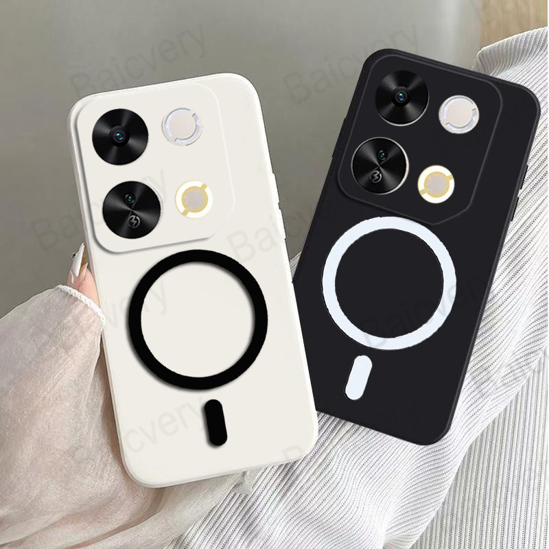 Casing For ITEL P65 P671L Colorful Matte Back Shell Cover With Magnetic ...