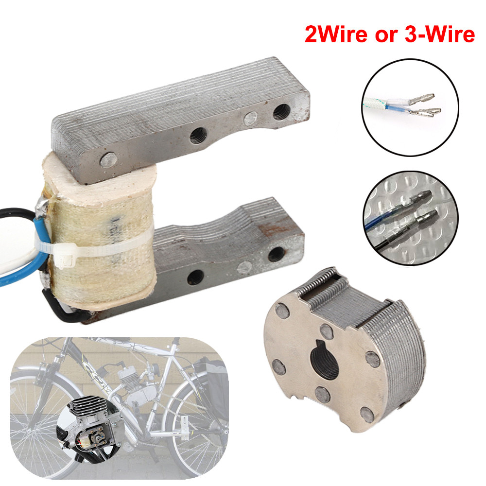 Magneto Stator Coil Magnet For 49cc 50cc 60cc 66cc 80cc 2-stroke ...