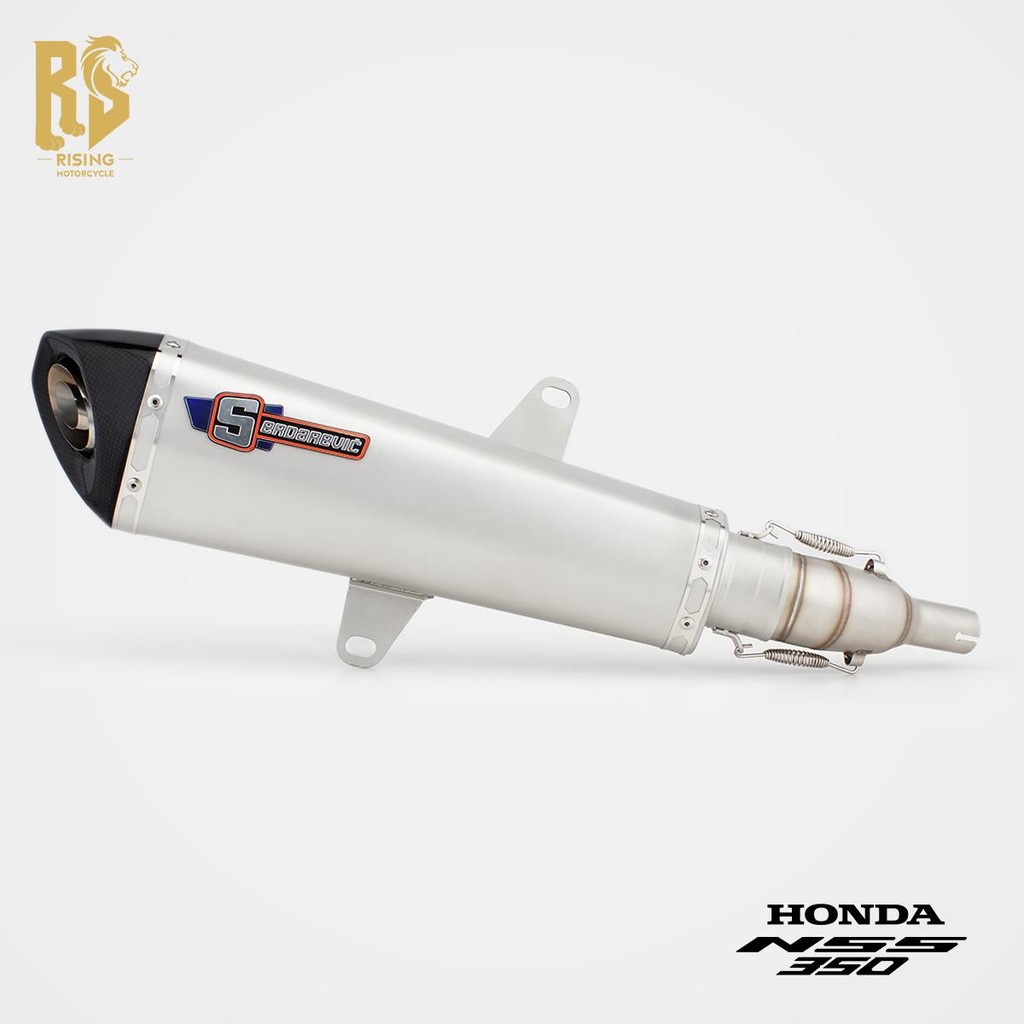 Honda Fosha 350 NSS FORZA Modified Exhaust Pipe Extended Middle Tail ...