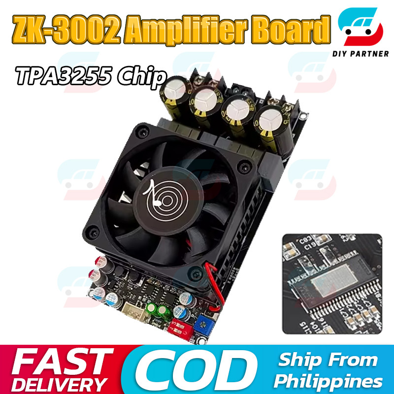 ZK-3002 Amplifier Board 300W Dual Channel,600Wfrequency Volume ...