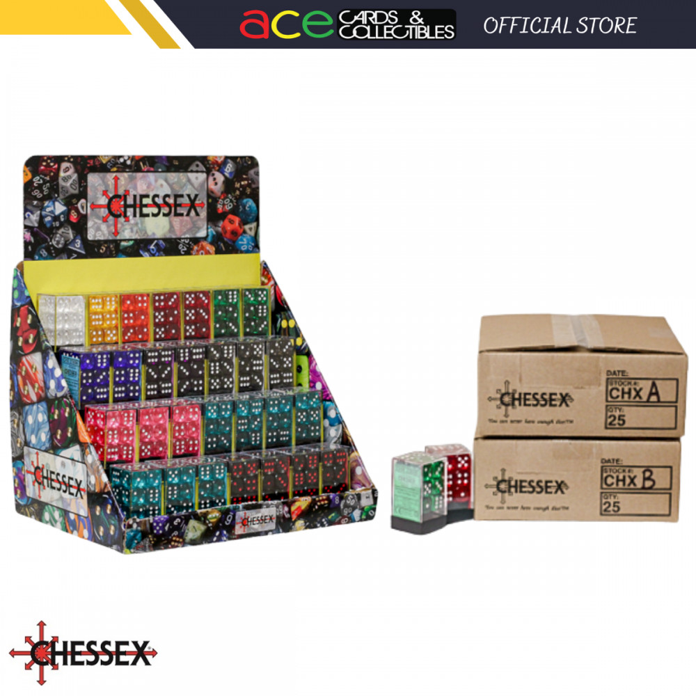 Chessex Translucent 16mm Dice Blocks (236AA) | Shopee Philippines