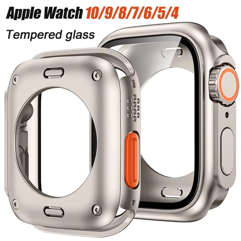Change To Ultra 360 Full Protector Case for iWatch 46mm 45mm 44mm 41mm ...