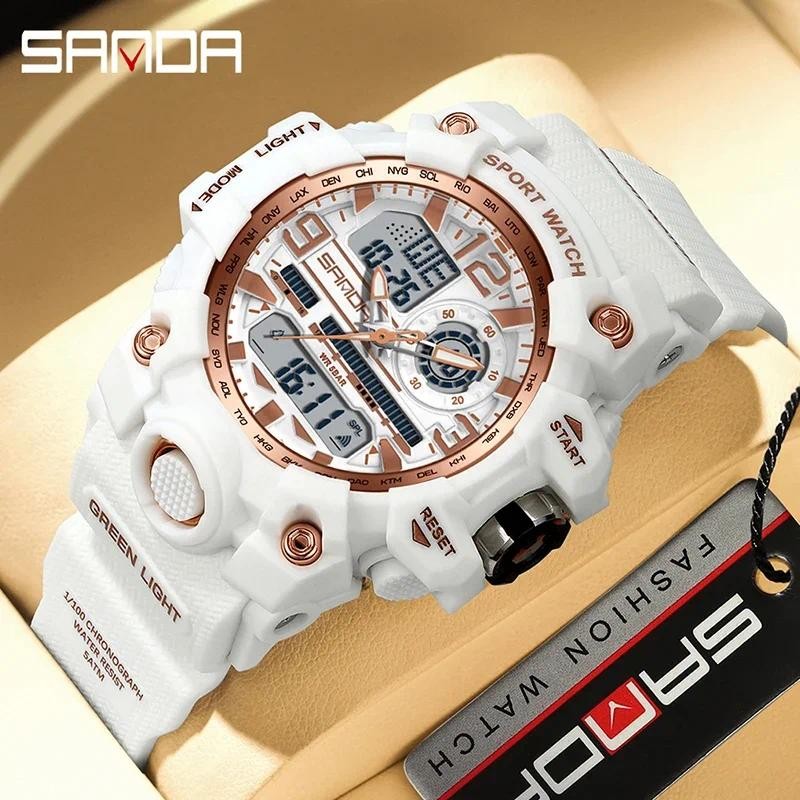 SANDA 3353 Digital Watch for Boy Girl Children Sports Waterproof ...