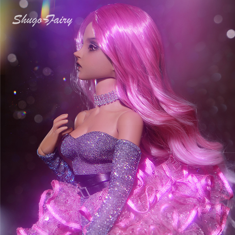 Ingrid Bjd Dolls 1/4 Minifee Nobility Fashion Fullset Toys Fuchsia Preppy Style Resin Ball ...