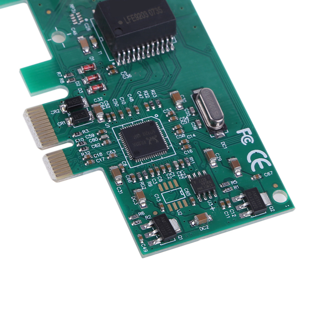 PCI-E Network Card NIC 10/100/1000Mbps PCIe Gigabit Ethernet Card for ...