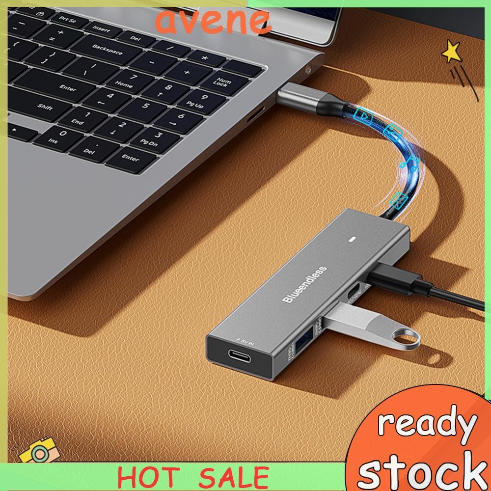 5in1 USB C Hub 10Gbps Type C Docking Station for MacBook iPad iPhone 15 ...