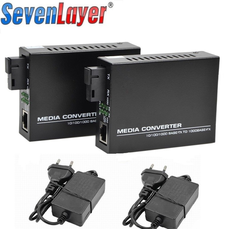 1000Mbps Gigabit Fiber Optical 1G1E Media Converter 1000Mbps Media ...