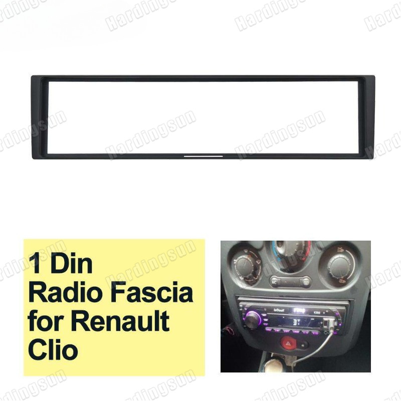 1 Din Radio Panel for Renault Clio Modus Megane Scenic Stereo Dash Kit ...