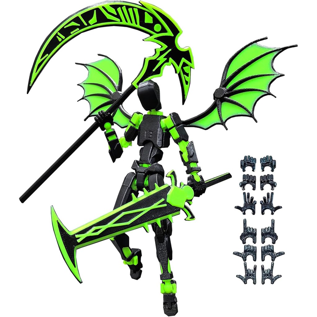 T13 Action Figure (Assembly Complete, Titan 13 Robot Action Figure, 3D ...