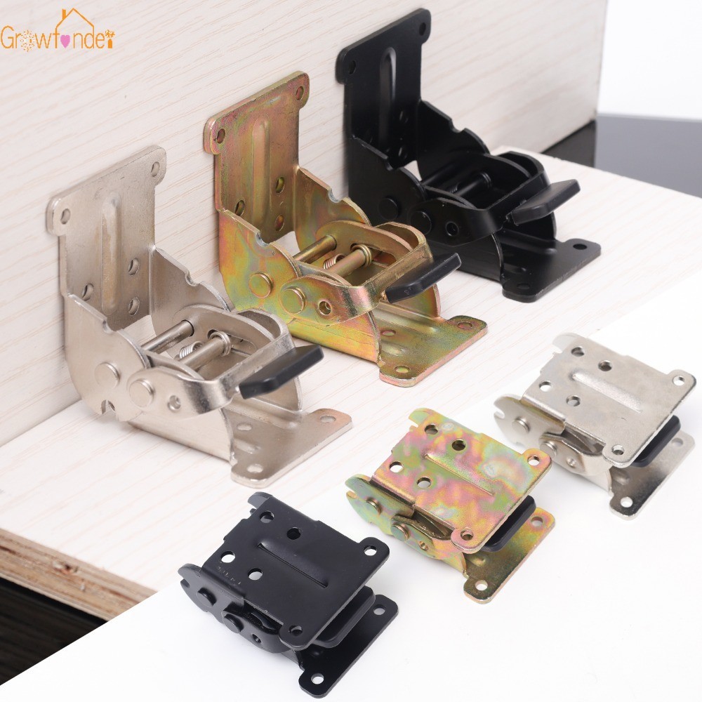 90 Degree Folding Bracket Self Lock Hinges with Screws Suitable for ...