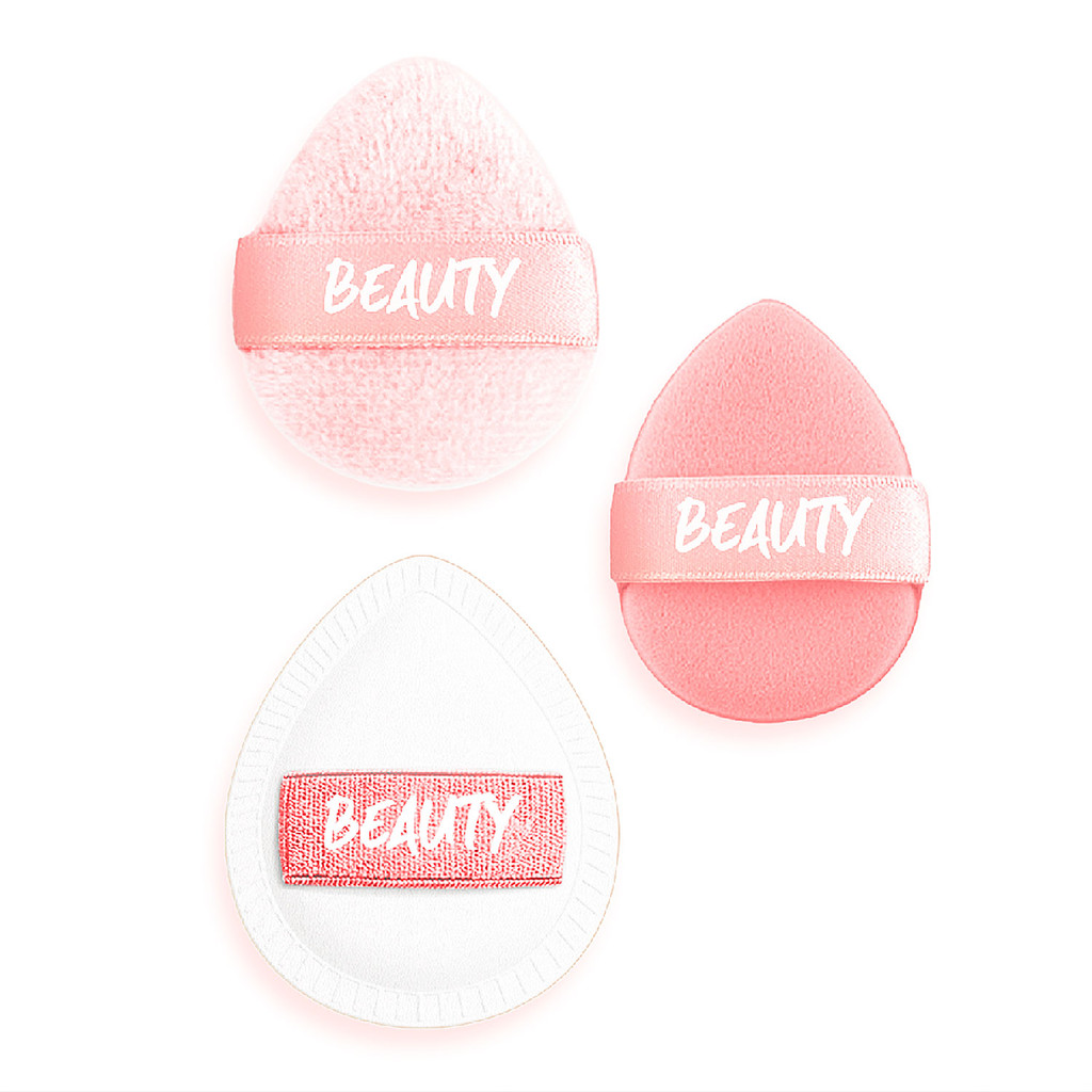 MINISO Peach Pink Series Mini Makeup Puffs (3 pcs) | Shopee Philippines