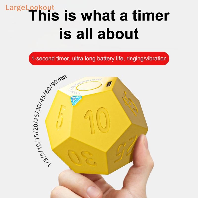 [LargeLookout] Cube Timer Digital Kitchen Timers Flipping Switching ...