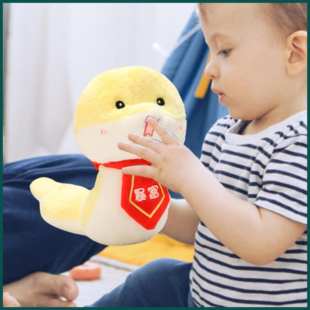Cute Snake Plush Stuffed Animal Snake With Removable Bowtie 3D Snake ...