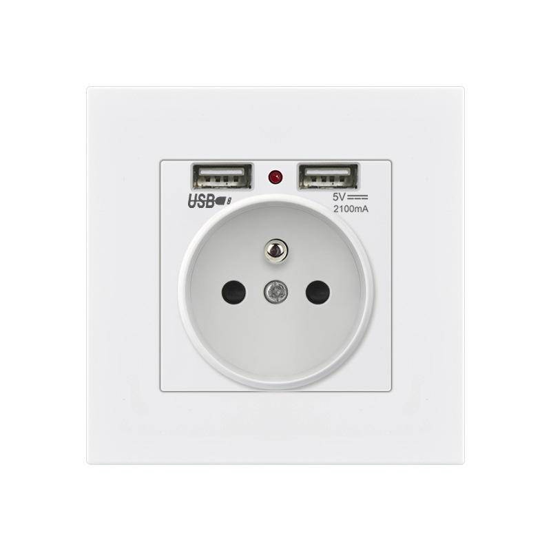 International Cross-Border 16A French Socket with USB French Standard ...