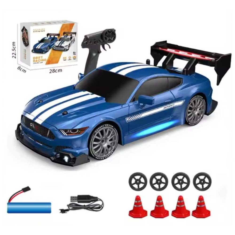 Mustang 1/24 RC 4WD GTR Drift Racing Sport Car High Speed AE86 Car ...