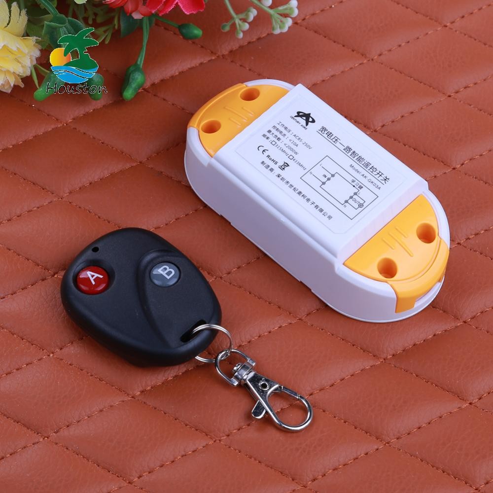 AC 220V One Way Remote Control Power Switch 1000W Power Wireless Switch ...