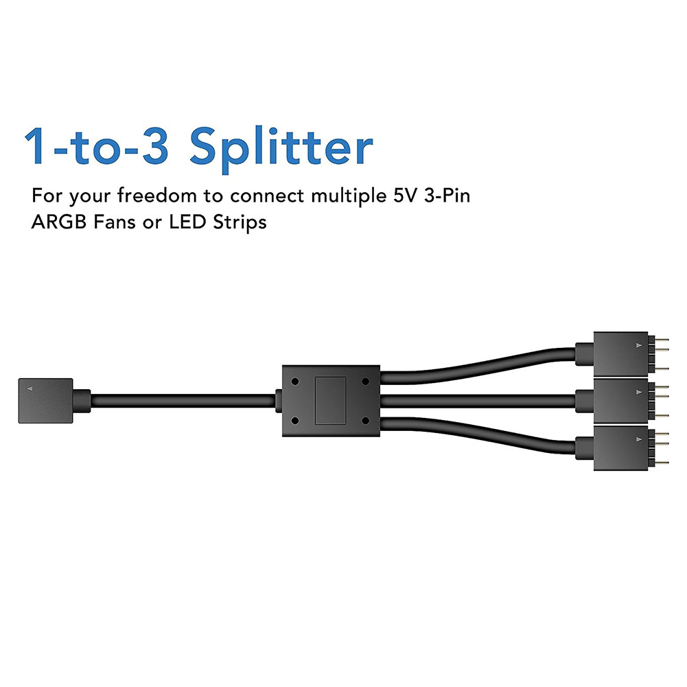 5V ARGB To 12V RGB Converter Built-in 50 Color Modes 3pin To 4pin ARGB ...