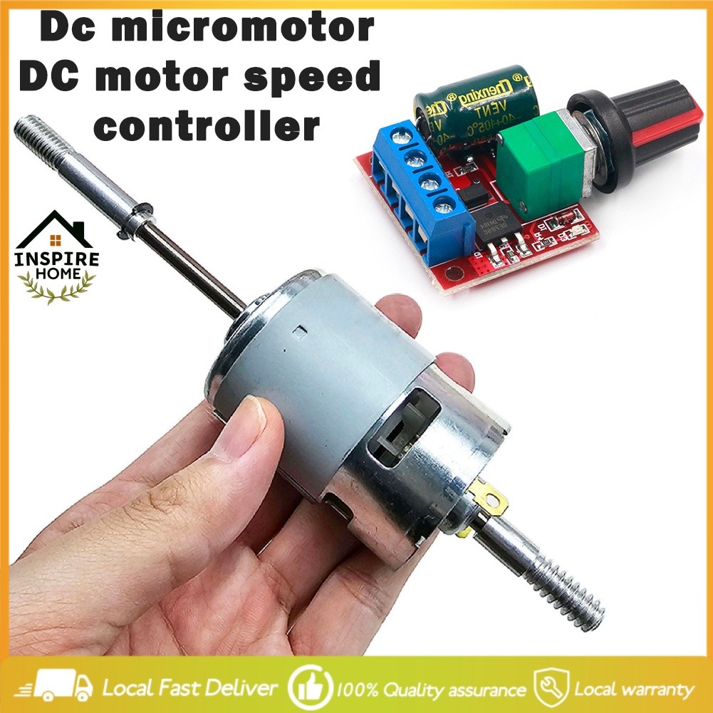 RS755 12V DC Motor Speed Controller DC Fan Motor Module 4.5V-35V ...