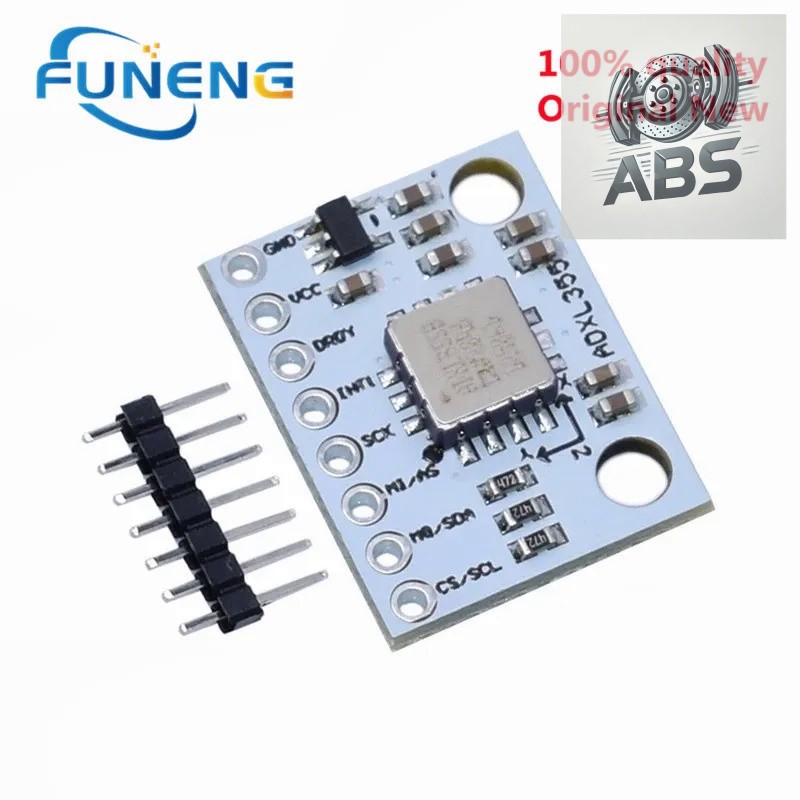ADXL355 triaxial accelerometer sensor module is an industrial-grade ...