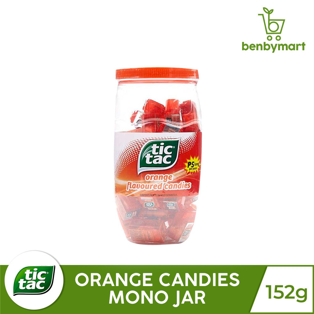 TicTac Orange Candies Mono Jar 152g | Shopee Philippines