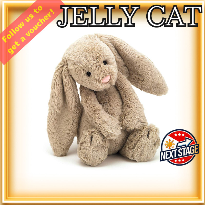 Jellycat Bashful Bunny M Plush Toy Rabbit Sitting Beige[Direct from ...