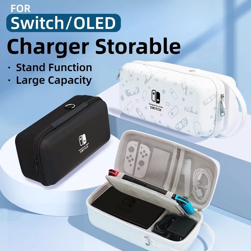 Full Capacity Switch Storage Bag for Nintendo Switch/ OLED with Stand ...