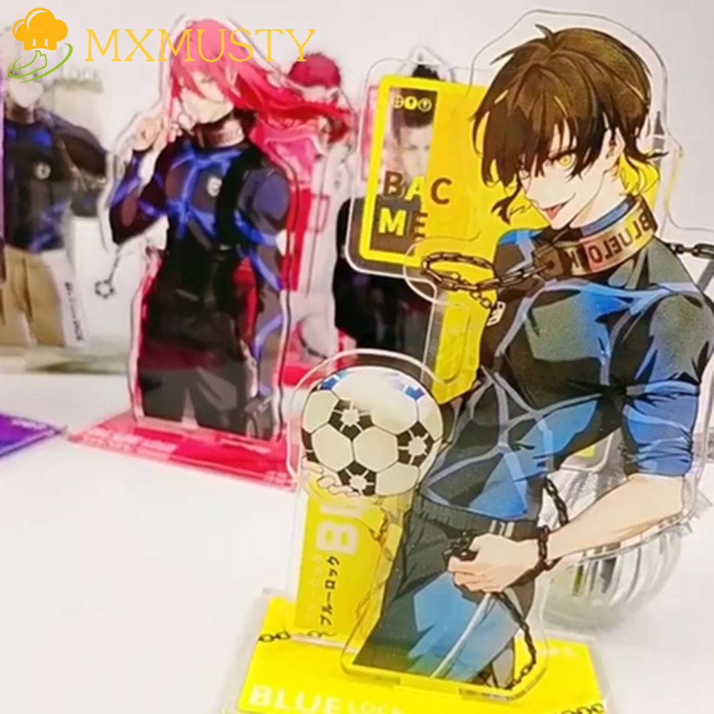 MXMUSTY Blue Lock Model Acrylic Stand, Lsagi Animation Peripheral Blue ...