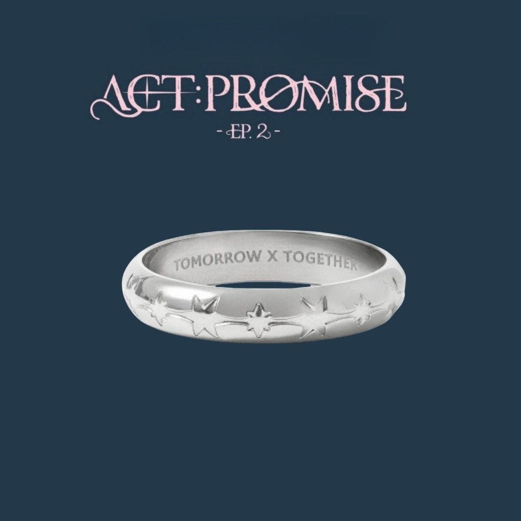 Kpop Idol TXT ACT : PROMISE EP.2 Ring Stainless Steel Rings Korean ...