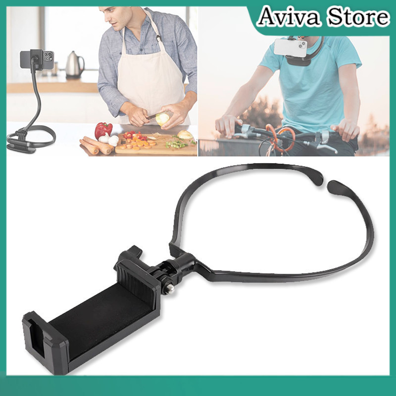 Gopro Hands Free Phone Mount Wearable Neck Holder Lazy Phone Stand ...
