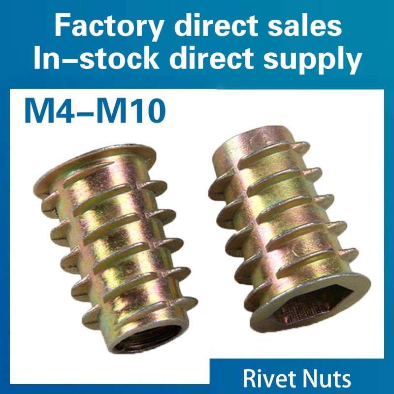 50pcs/lot M4 M5 M6 M8 M10 Zinc alloy threaded internal and external ...