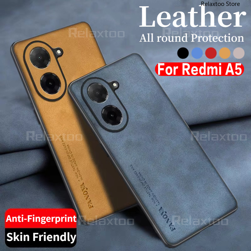 RedmiA5 Sheepskin Leather Casing For Xiaomi Redmi A5 Plus A5Plus A5 ...