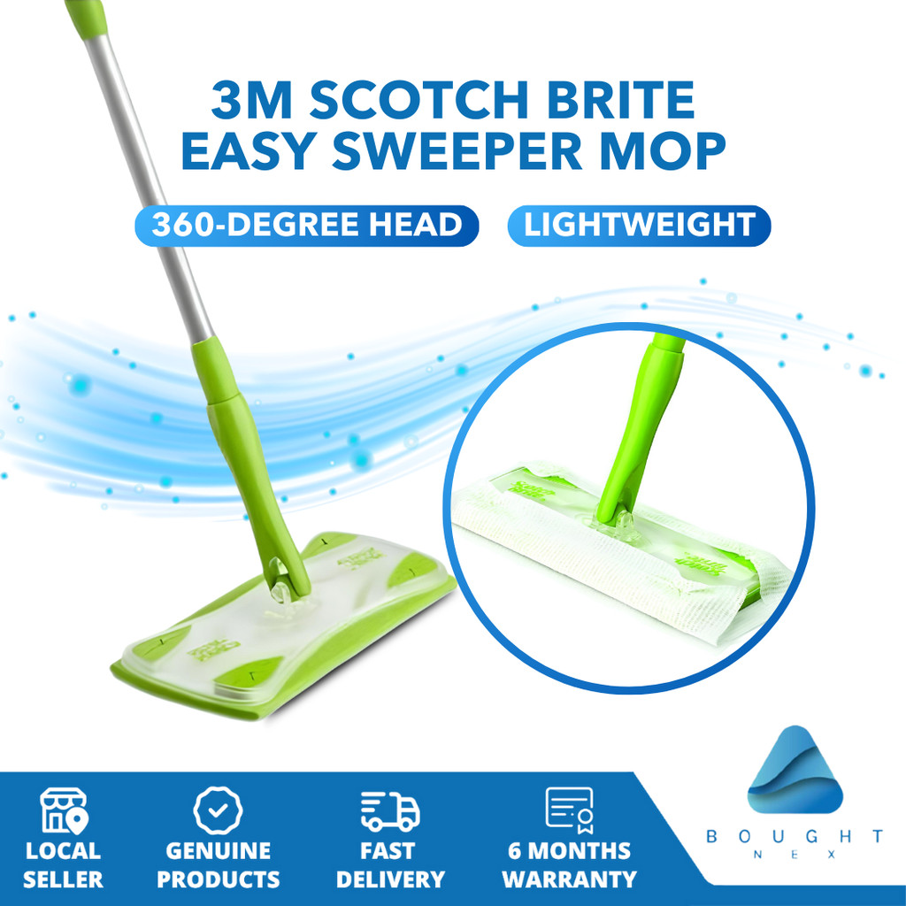 3M Scotch Brite Easy Sweeper Mop - Swift & Hygienic Cleaning Solution ...