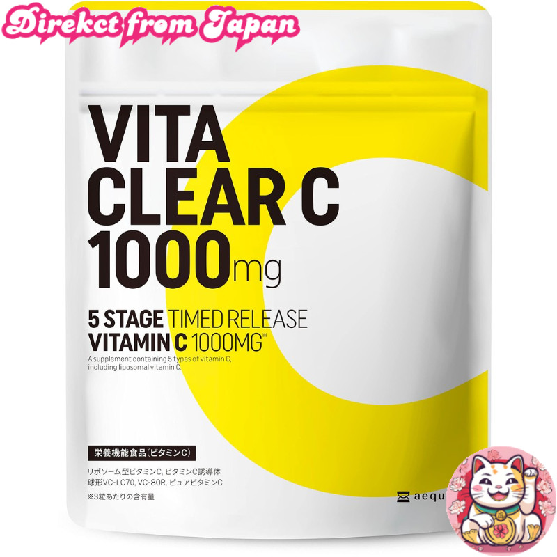 aequalis VitaClear C High Concentration Vitamin C Supplement 1,000mg ...