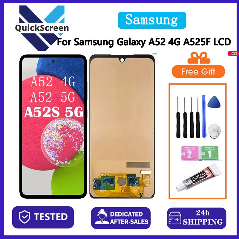 [QuickScreen] ForSamsung Galaxy A52 4G A525F/A52 5G A526B/A52S 5G A528B LCD TFT DIsplay | Shopee ...