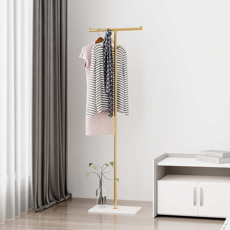 Floor-standing Bedroom Clothes Rack Floor Hanger Minimalist Modern Coat ...