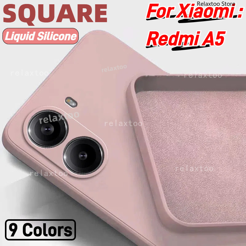 RedmiA5 2025 Square Liquid Silicone Casing For Xiaomi Redmi A5 Plus ...