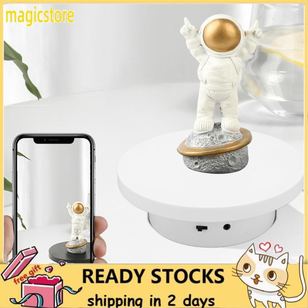 Magicstore Electric Turntable Compact Motorized Display Stand 360 ...