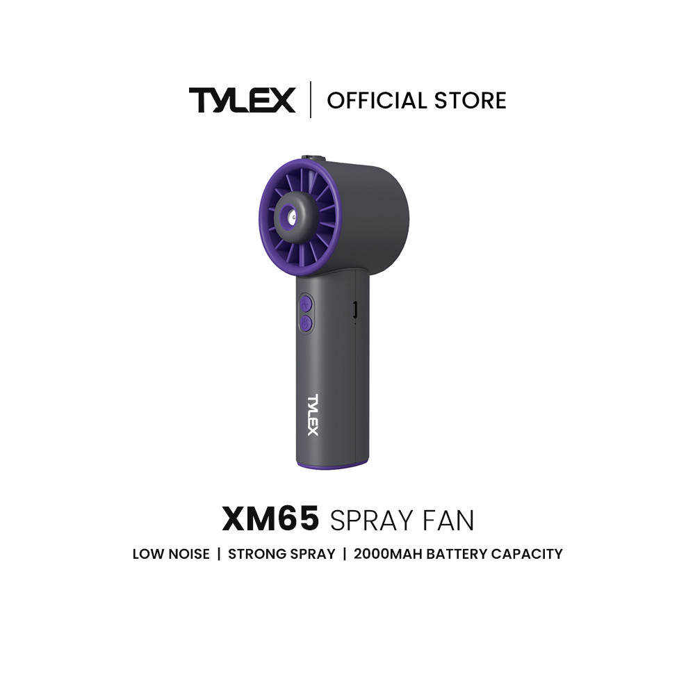 TYLEX XM65 SPRAY FAN STRONG SPRAY THREE GEARS LOW NOISE 2000MAH BATTERY ...