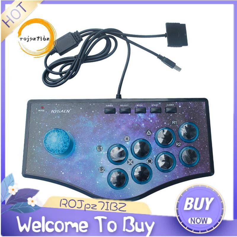 NYGACN USB Arcade Fight Stick Street Fighting Joystick Gamepad ...