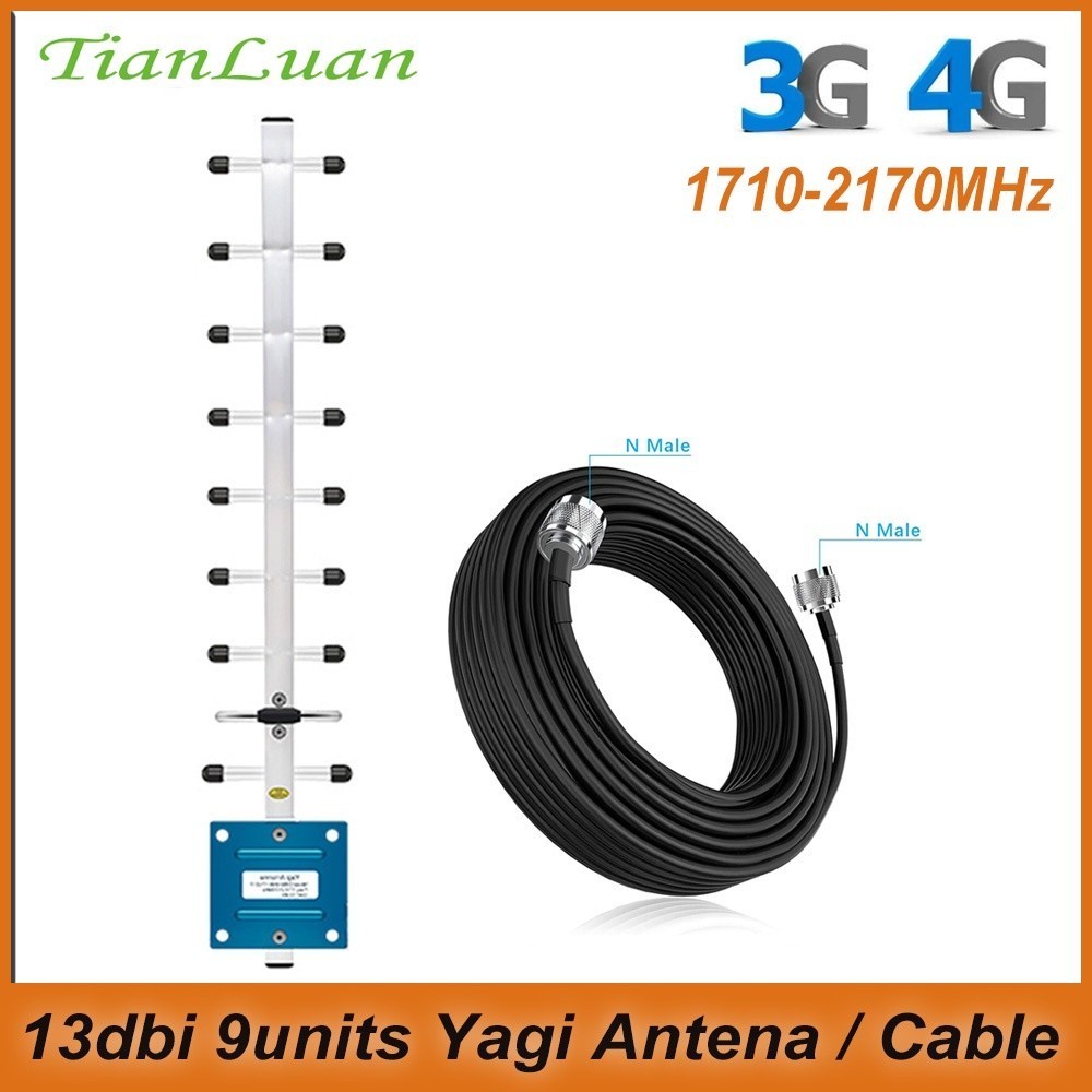 Yagi Antenna Outdoor 3G 4G LTE External Antenna 13dBi 9 units 1710 ...