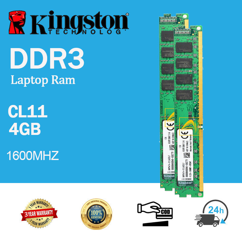 [Ready Stock] Kingston 2GB 4GB PC2 PC3 5300 6400 10600 12800 DDR2 DDR3 667MHZ 800MHZ 1333MHZ ...