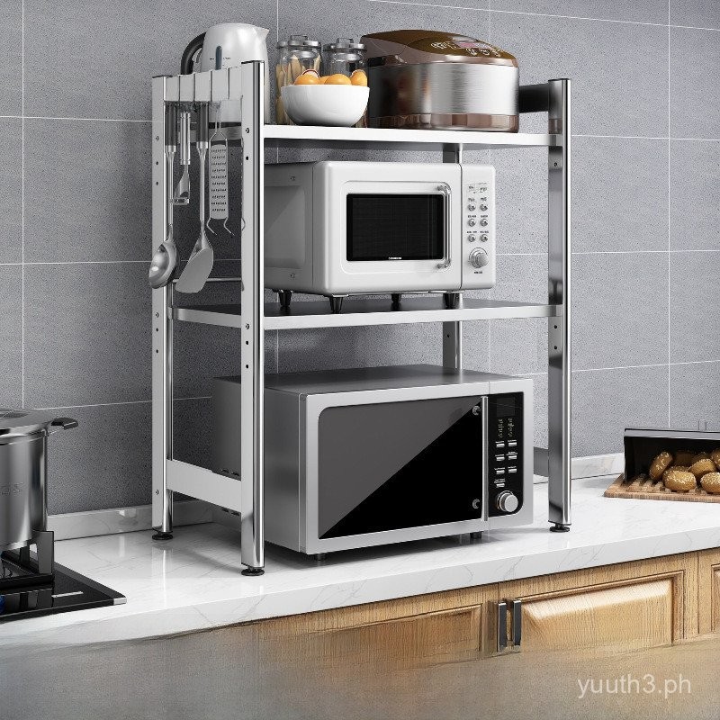 Thickened Stainless Steel Kitchen Storage Rack Multi-Layer Storage Rack ...