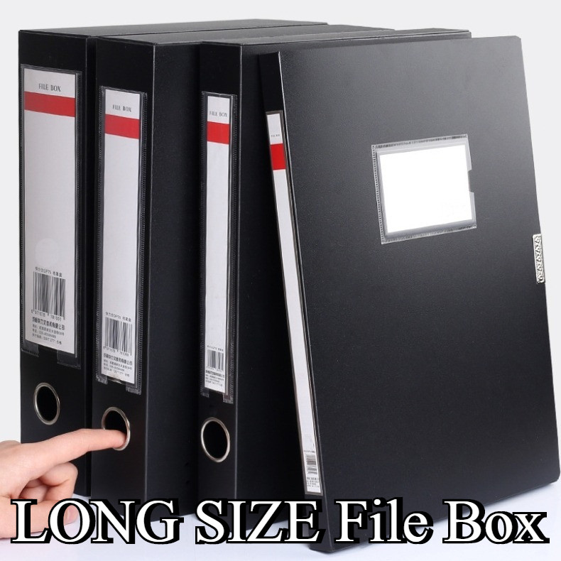 Document Box File Organizer Long Size File Box Paper Document Organizer ...