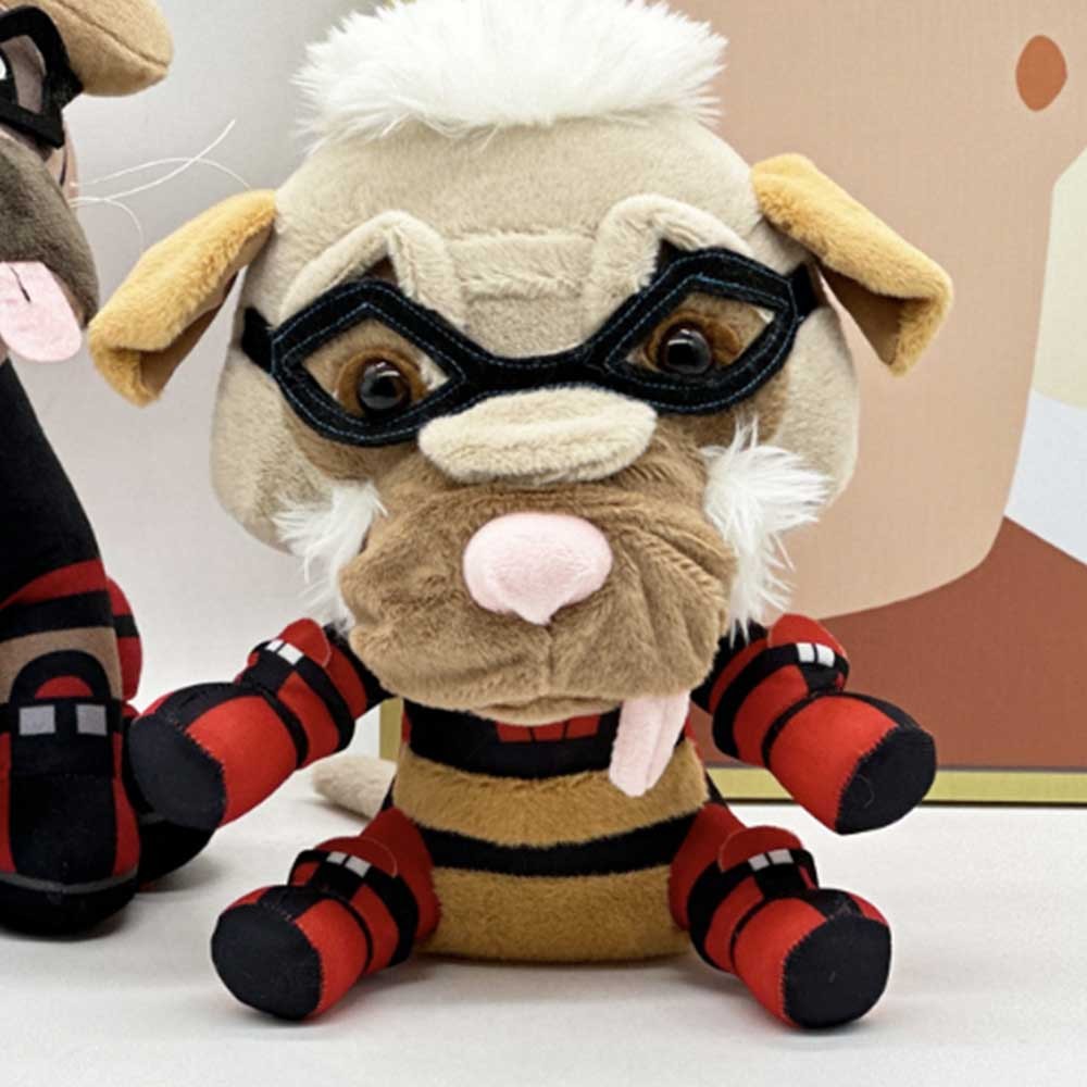 Deadpool Deadpool and Wolverine Standing Hand Lifting Dog Plush Doll ...