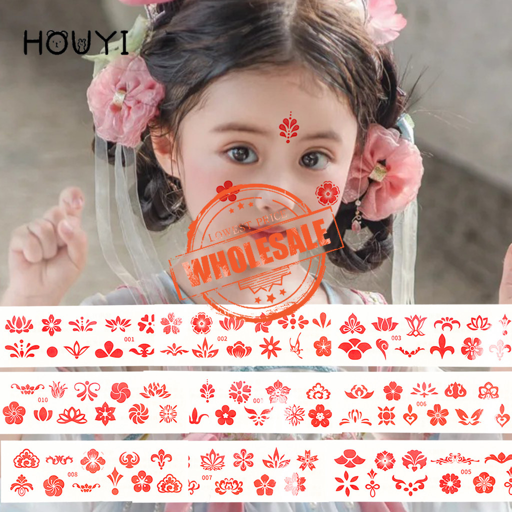 [Best Choice]Classic Eyebrow Center Print Tattoo Sticker - Chinese ...