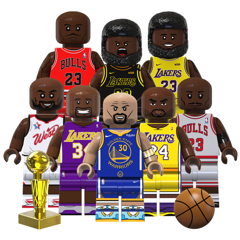Basketball Star Curry Lebron James Kobe O'Neal with O'Brien Trophy ...