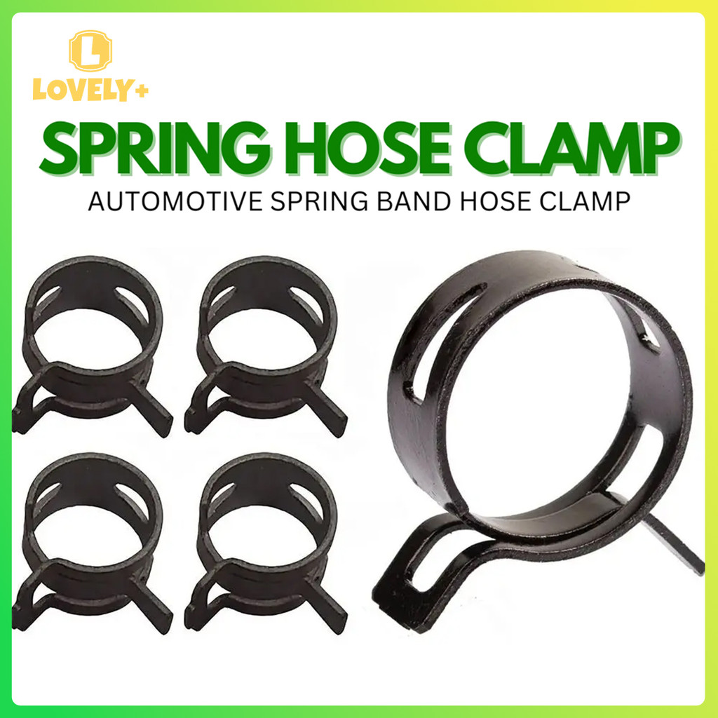 Fuel Hose Line Water Pipe Clamp Hoops Black Galvanised Steel For Toyota ...