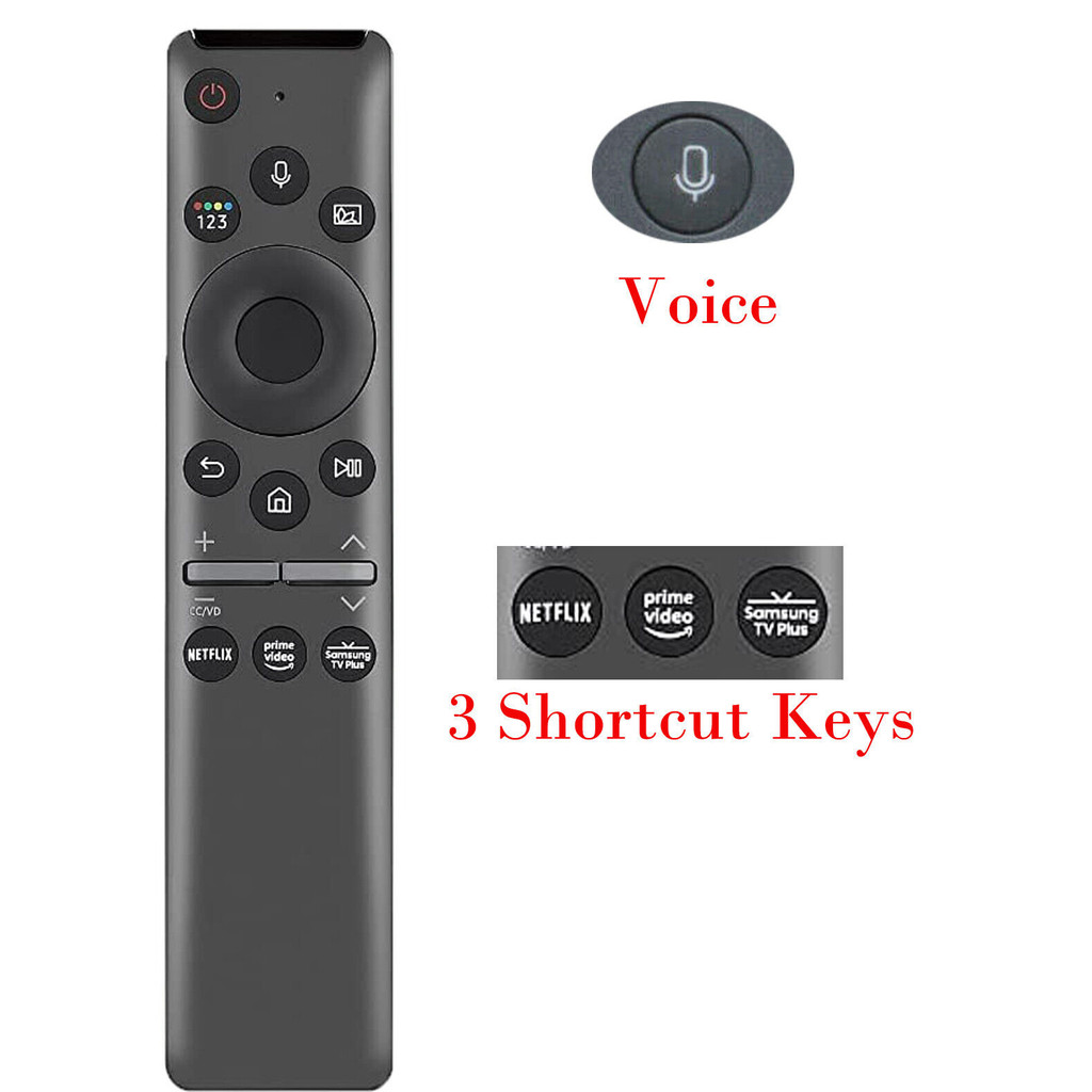 Voice Remote Control for Samsung TV QN49Q60RAF QN55Q80R QN50Q60TAFXZ ...